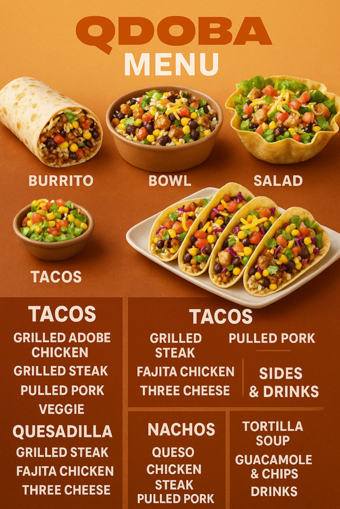 Qdoba Menu USA 2025 - qdoba-menu.online